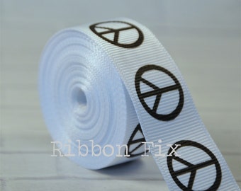 Peace sign ribbon | Etsy