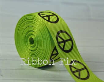 Peace sign ribbon | Etsy