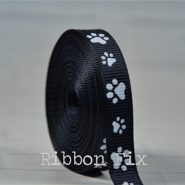 Paw Print Ribbon - Etsy