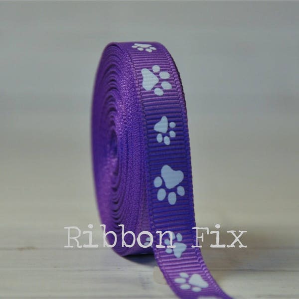 Paw Print Ribbon - Etsy