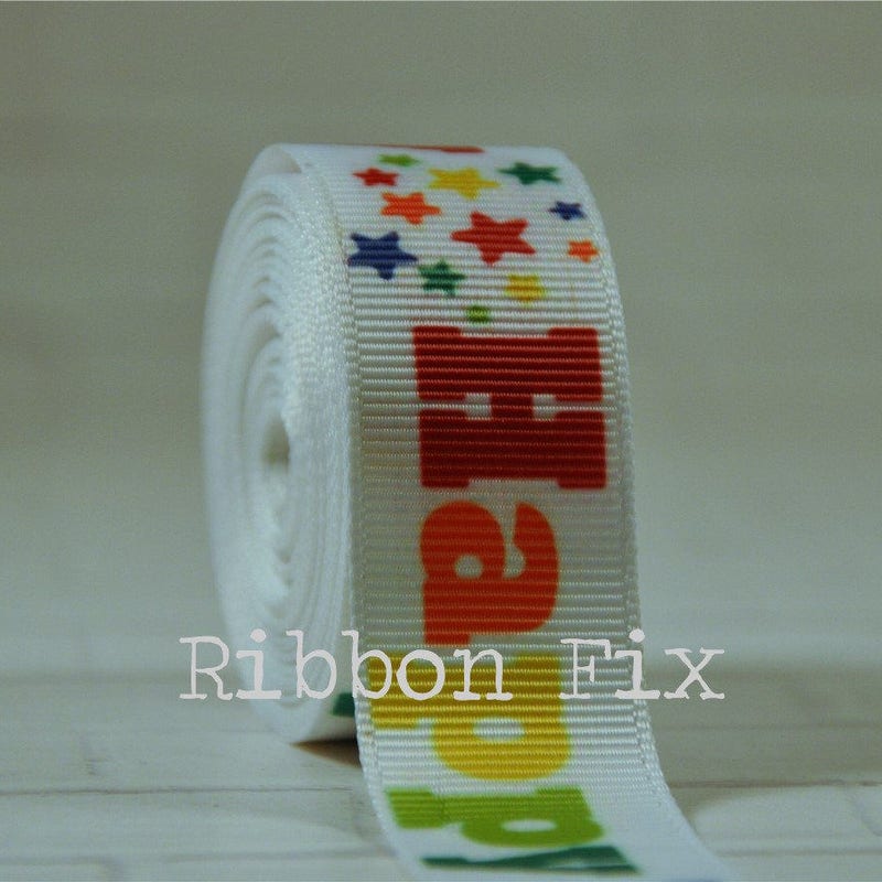 Happy Birthday Ribbon - Etsy