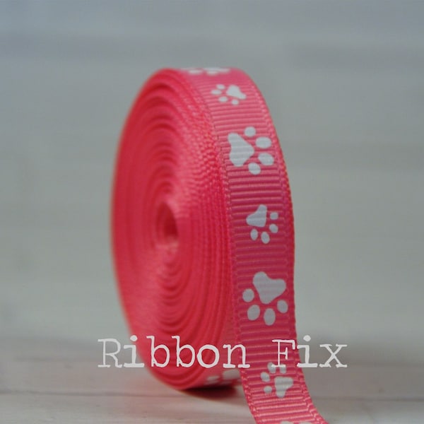 Paw Print Ribbon - Etsy