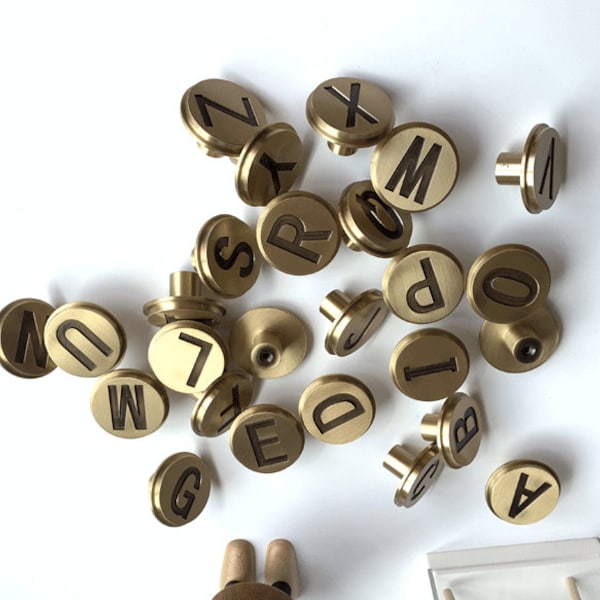 Letter Knobs - Etsy