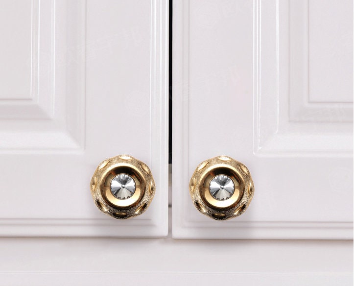 Gold Modern Knobs Drawer Knob Dresser Knobs / Kitchen Cabinet | Etsy