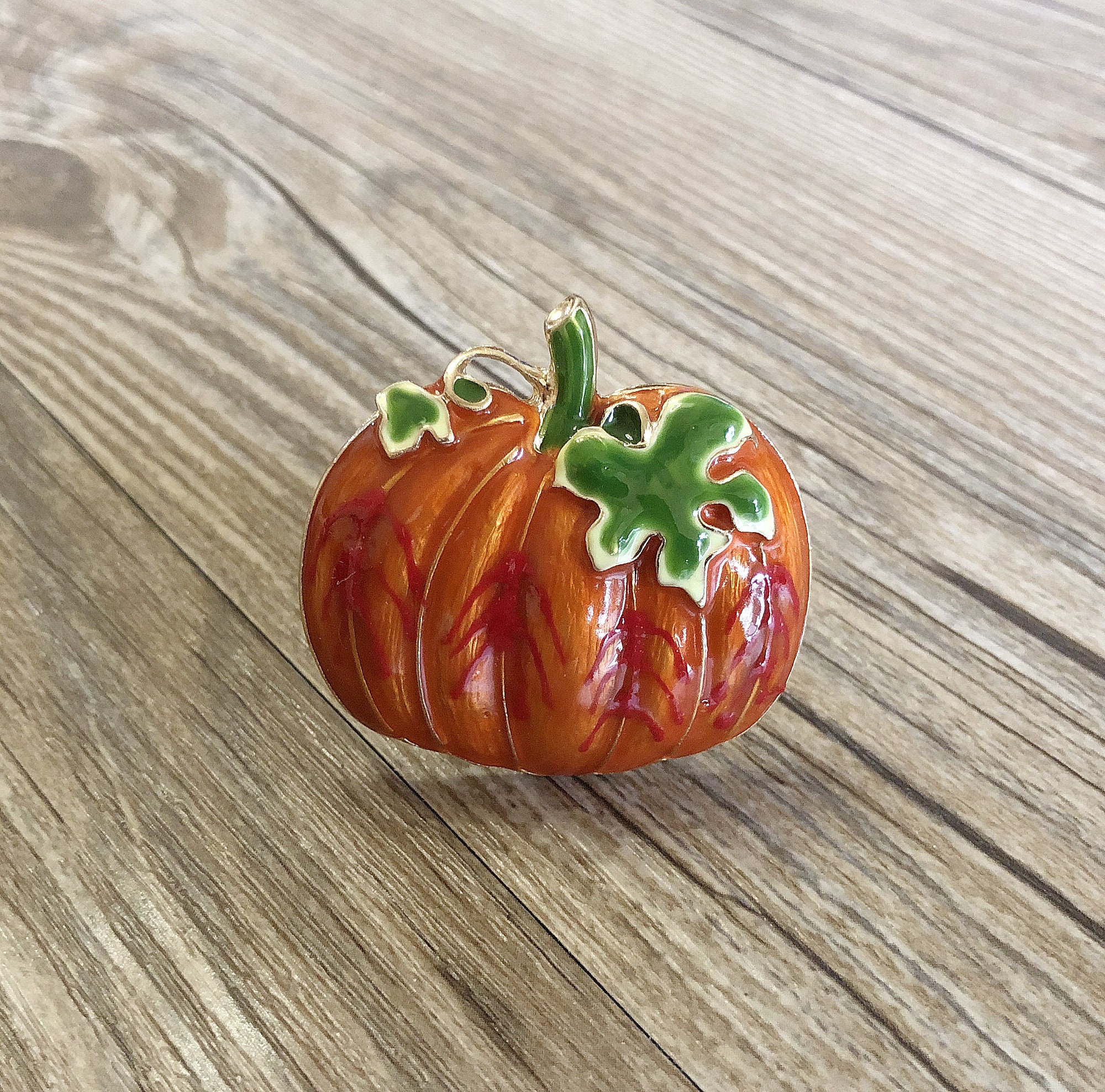 Enamel Pumpkin Drawer Knobs / Pumpkin Cabinet / Gothic Home Decor ...