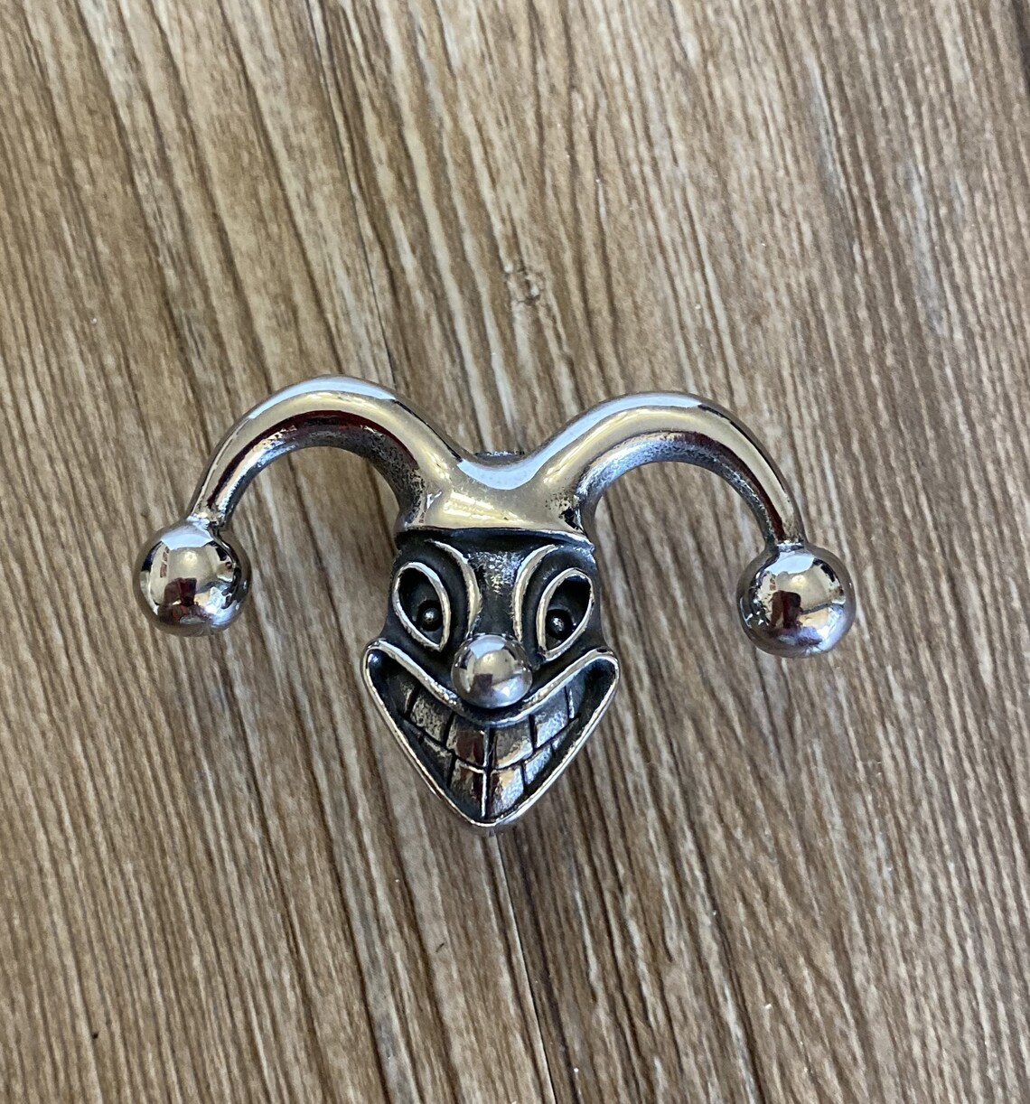 Silver Funny Clown Drawer Knobs / Cabinet Dresser Knobs/ Funny Clown ...