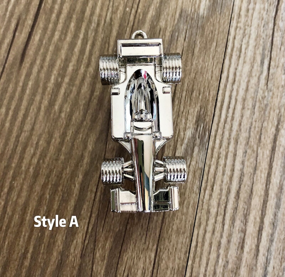 Silver Mini Formula 1 Racing Car Drawer Knobs / Furniture Knobs Silver ...
