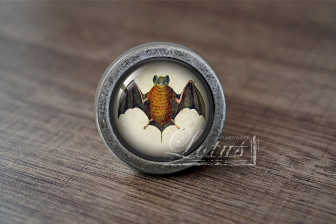 Bat—handmade Vintage Antique Drawer Knobs Pulls Handles/dresser Knobs ...