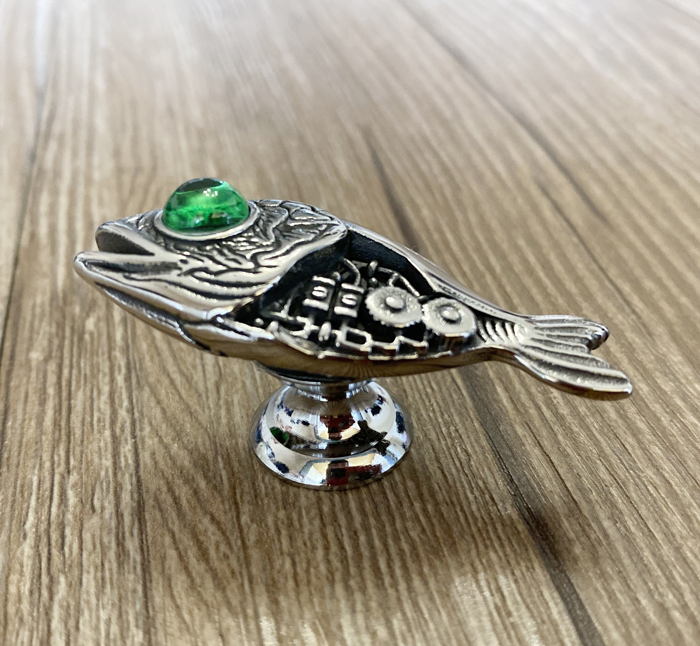 Silver Fish Drawer Knobs / Cabinet Dresser Knobs/fish - Etsy UK