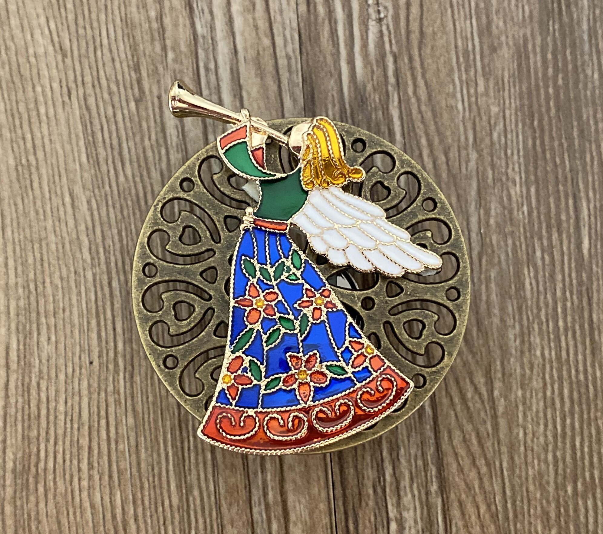 Enamel Angel Drawer Knobs / Angel Cabinet / Gothic Home Decor | Etsy