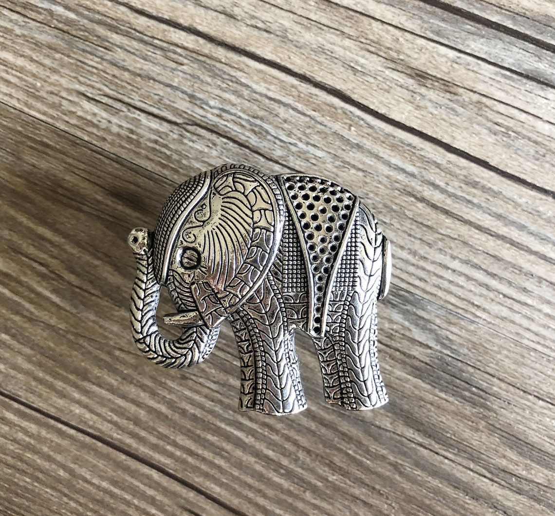 Elephant Drawer Knobs / Elephant Cabinet / Gothic Home Decor / Animal ...