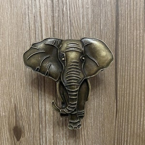Elephant Drawer Knobs / Elephant Cabinet / Gothic Home Decor / Animal ...