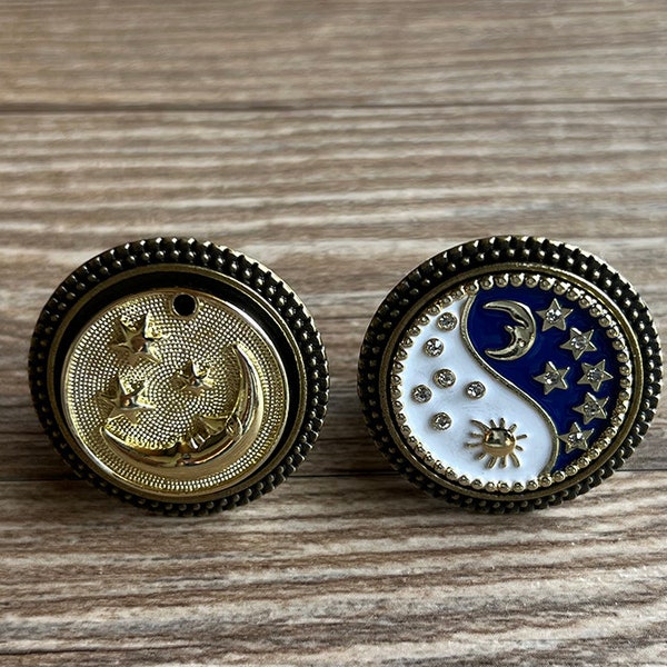 Sun and Moon Drawer Knobs - Etsy