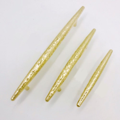 Hammered Brass Solid Handmade Drawer Knobs Pulls - Etsy