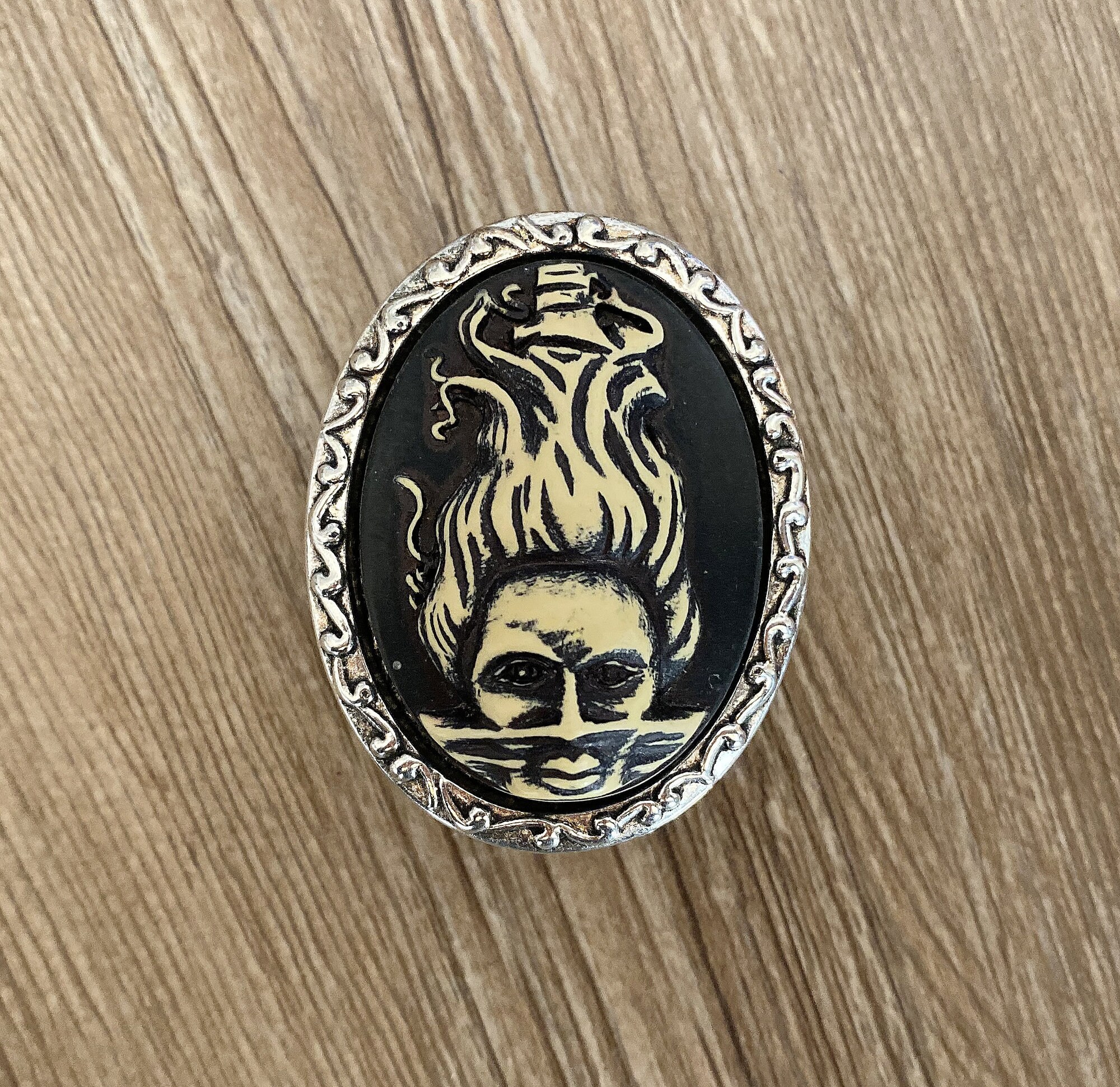 Gothic Man Face drawer knobs / Face cabinet / Gothic Home | Etsy