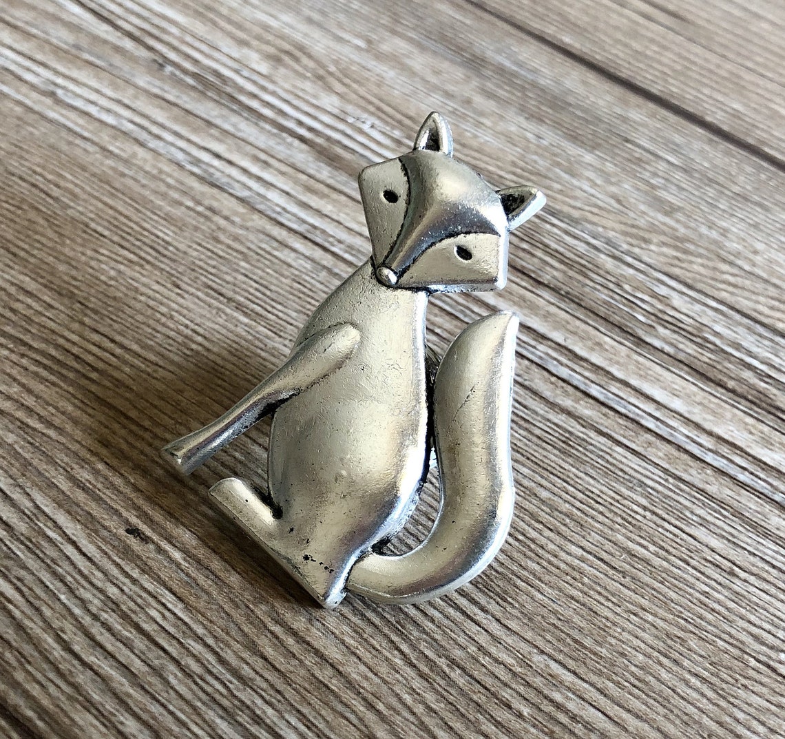 Retro Fox drawer knobs / Fox cabinet / Gothic Home Decor / | Etsy