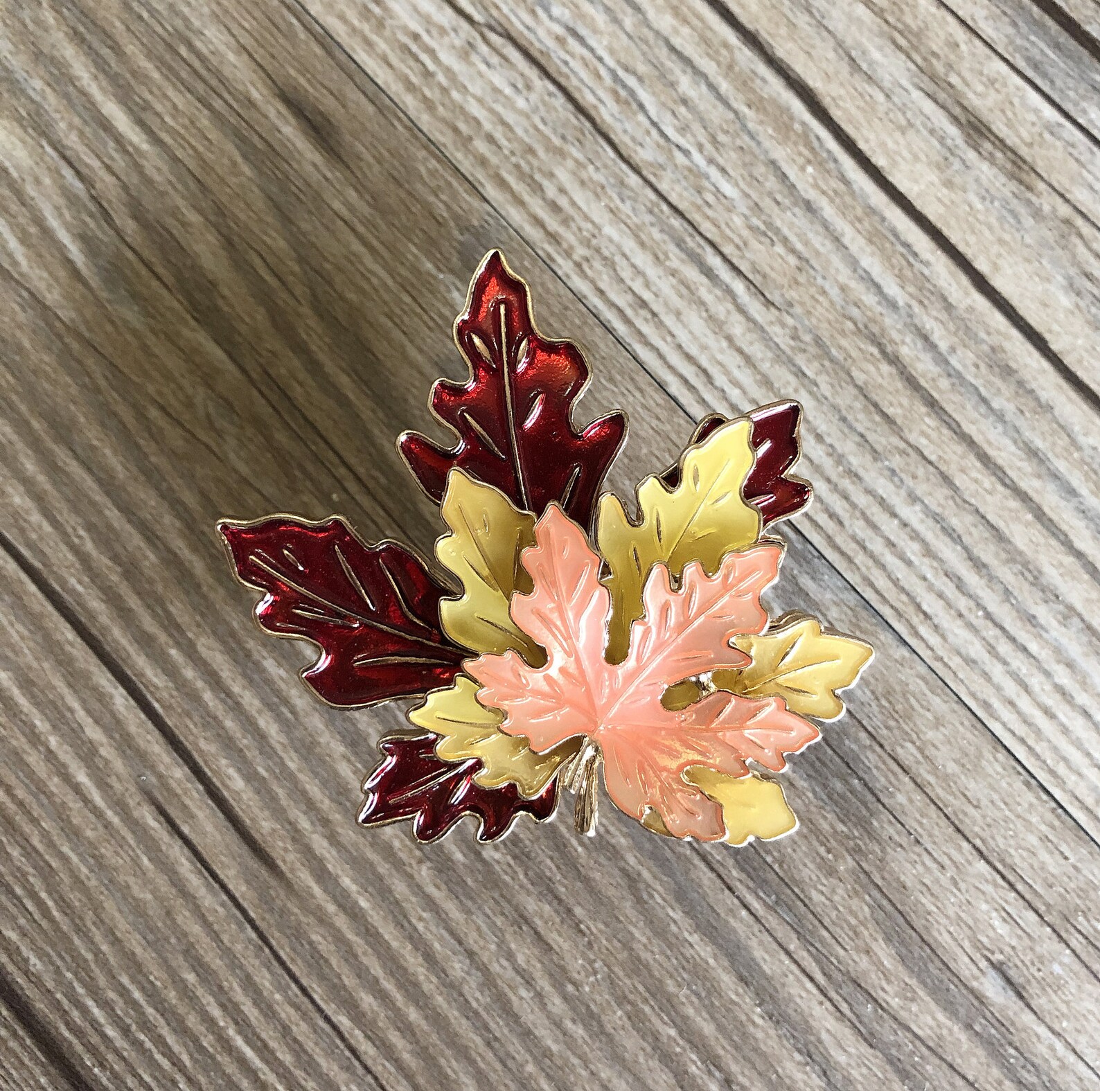 Enamel Color Maple Leaf Drawer Knobs / Maple Leaf Cabinet / - Etsy