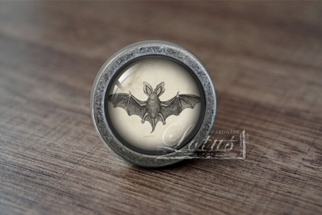 Bat—handmade Vintage Antique Drawer Knobs Pulls Handles/dresser Knobs ...