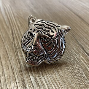 Tiger Drawer Knobs / Tiger Cabinet / Gothic Home Decor / Animal Shaped ...