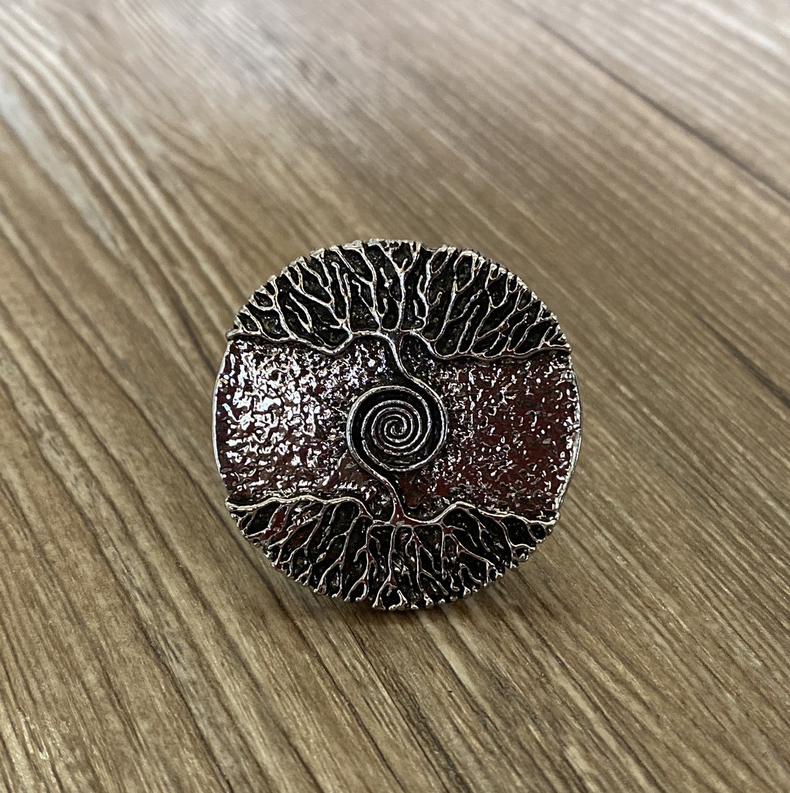 Silver Peace Tree Drawer Knobs / Peace Tree Cabinet / Gothic - Etsy