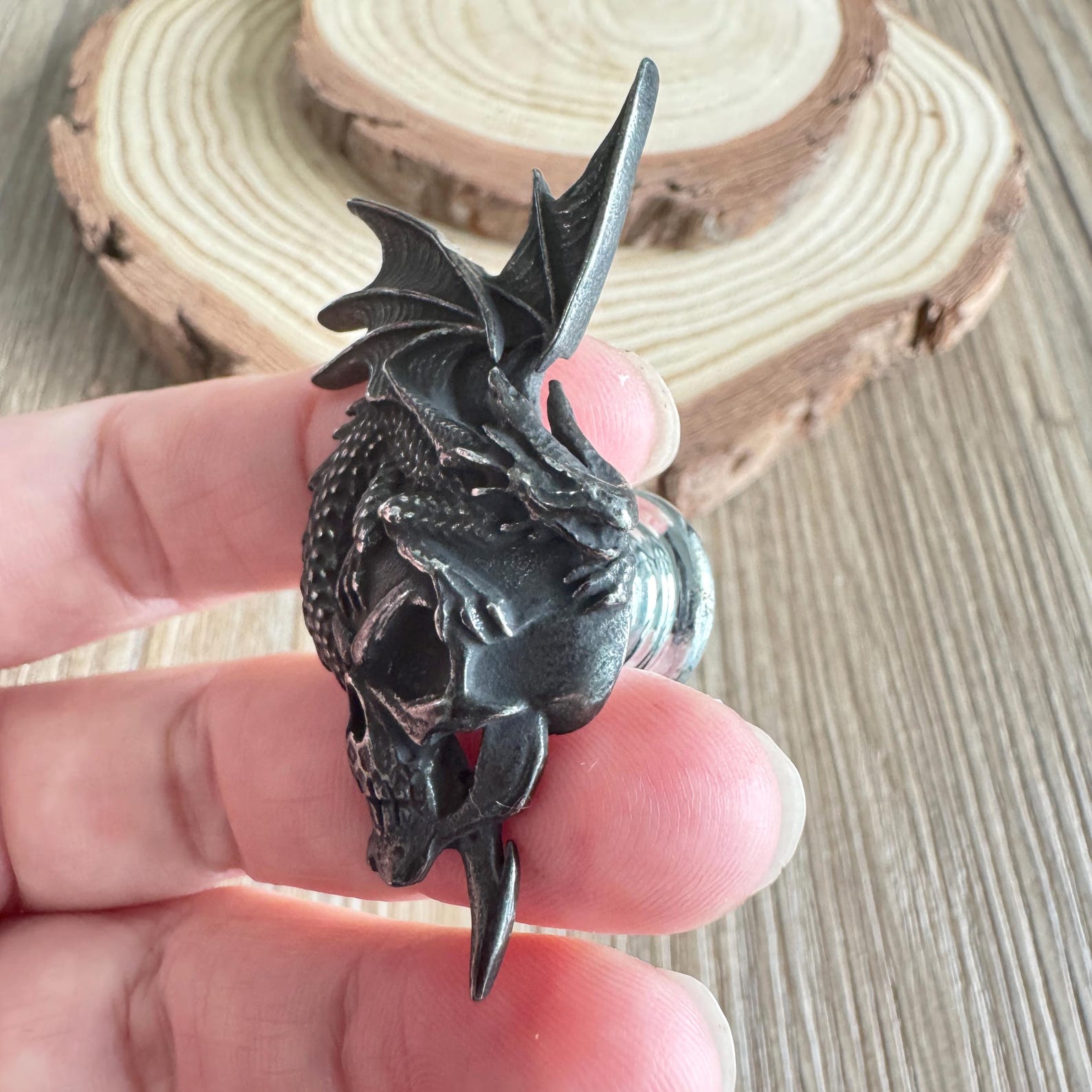 Flying Dagon/skull Drawer Knobs /punk/hip-hop/stainless Steel Knob ...