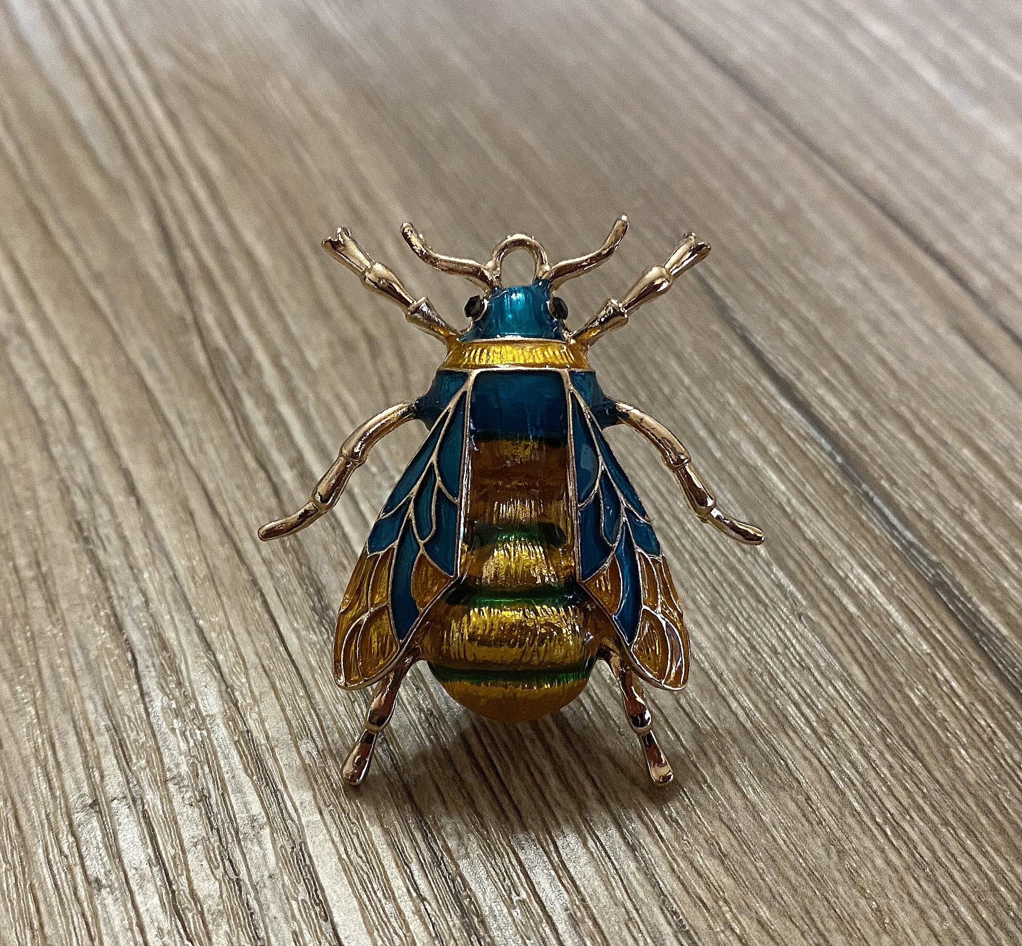 Enamel Bees Gather Honey Drawer Knobs / Bees Gather Honey - Etsy