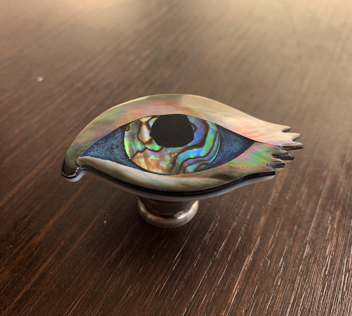 Eye Shaped Natural Shell Drawer Knobs / Furniture Knobs With | Etsy