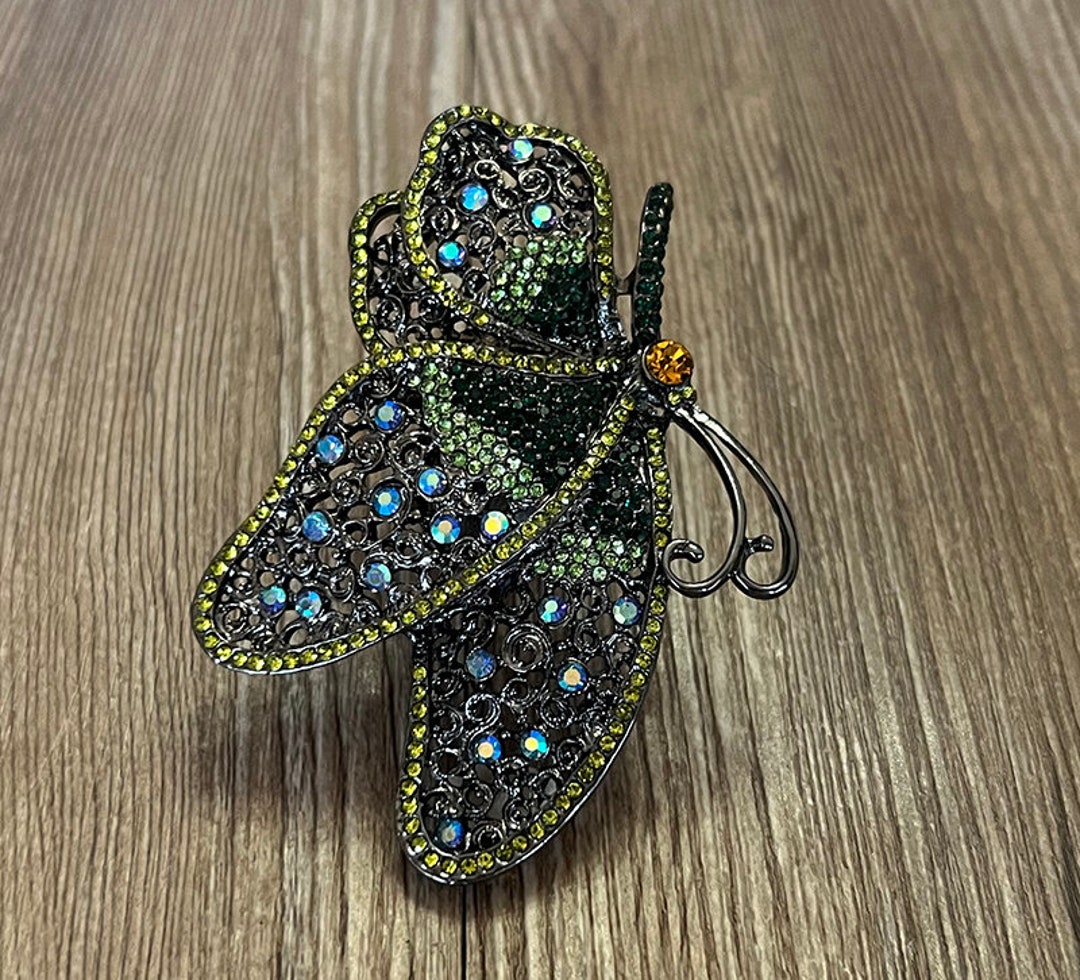 Gothic Butterfly Knobs Brass Knobs / Cabinet Dresser Knobs / Cabinet Knobs / Leaf Furniture ...