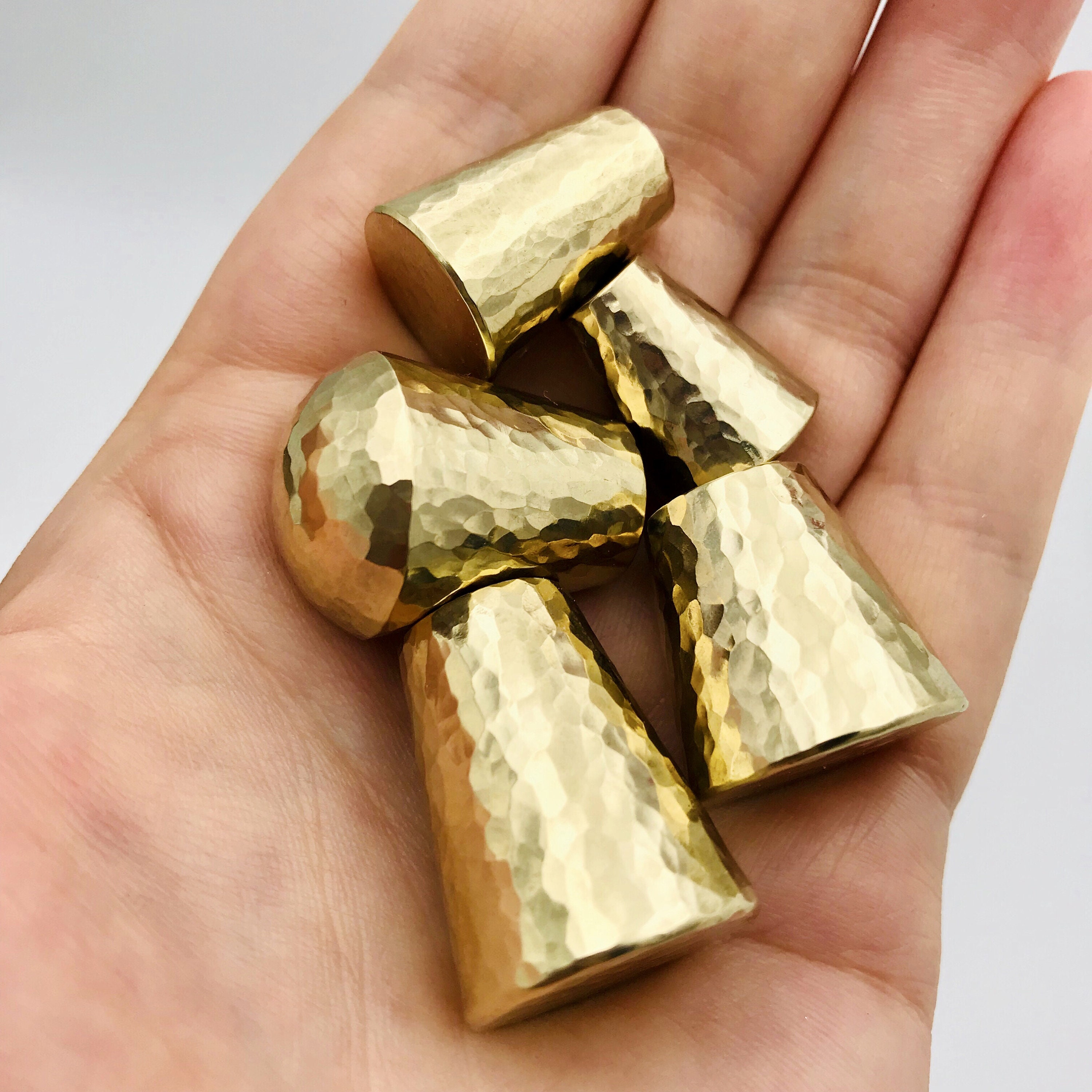 Hammered Brass Sphere Full Copper Solid Handmade Drawer Knobs | Etsy