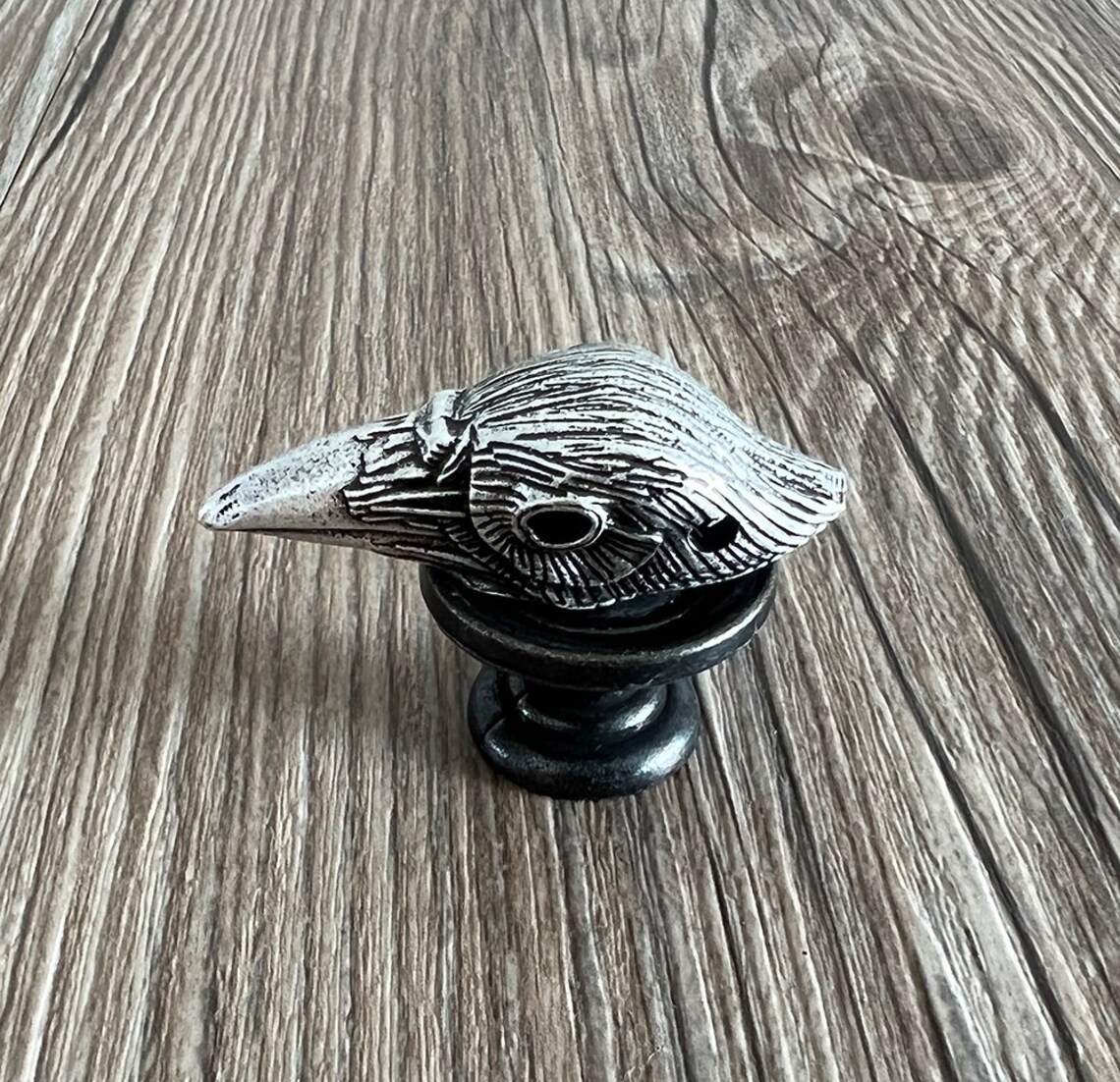 Crow's Head Drawer Knobs / Crow's Head Cabinet / Gothic Home Decor ...