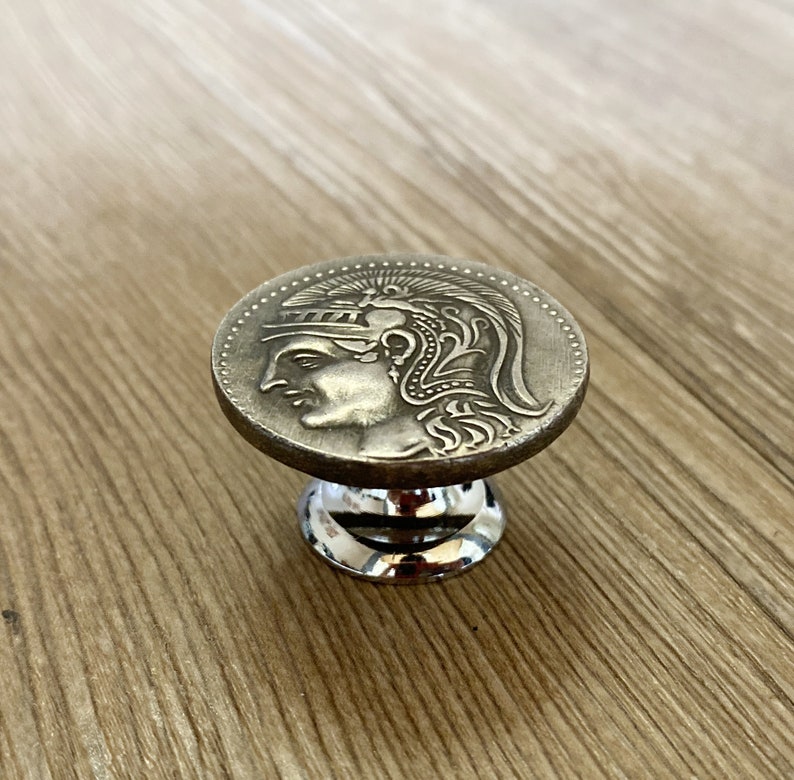 Ancient Greek Gods Antique Coin Drawer Knobs / Furniture Knobs - Etsy