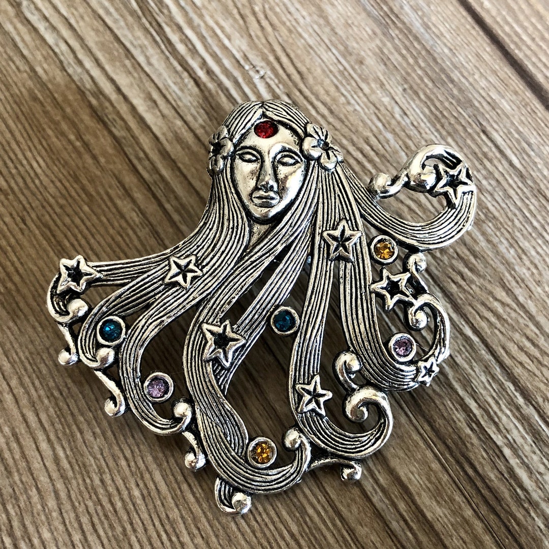 Retro Silver Star Angel Drawer Knobs / Star Angel Cabinet / Gothic Home ...