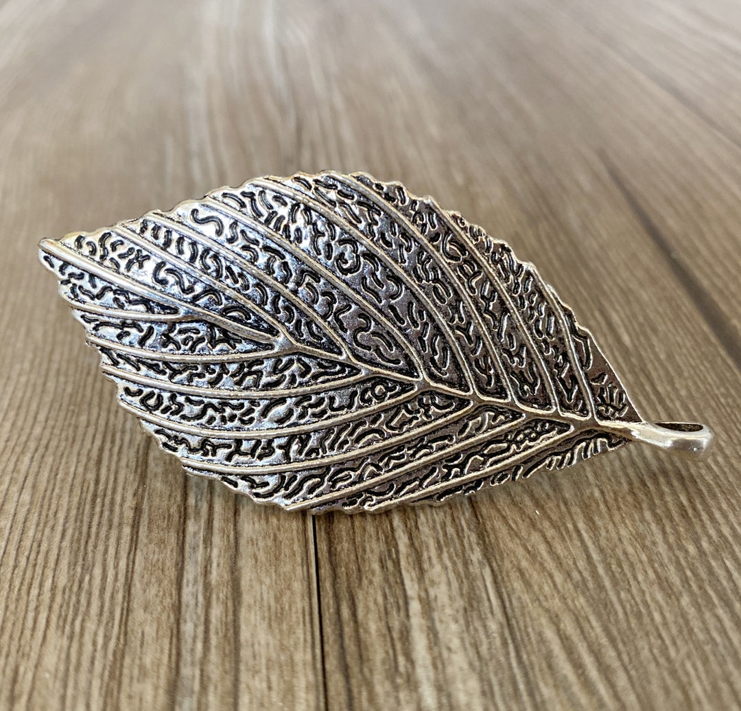 Silver Leaves Knobs Brass Knobs / Cabinet Dresser Knobs / Cabinet Knobs / Leaf Furniture Knobs ...