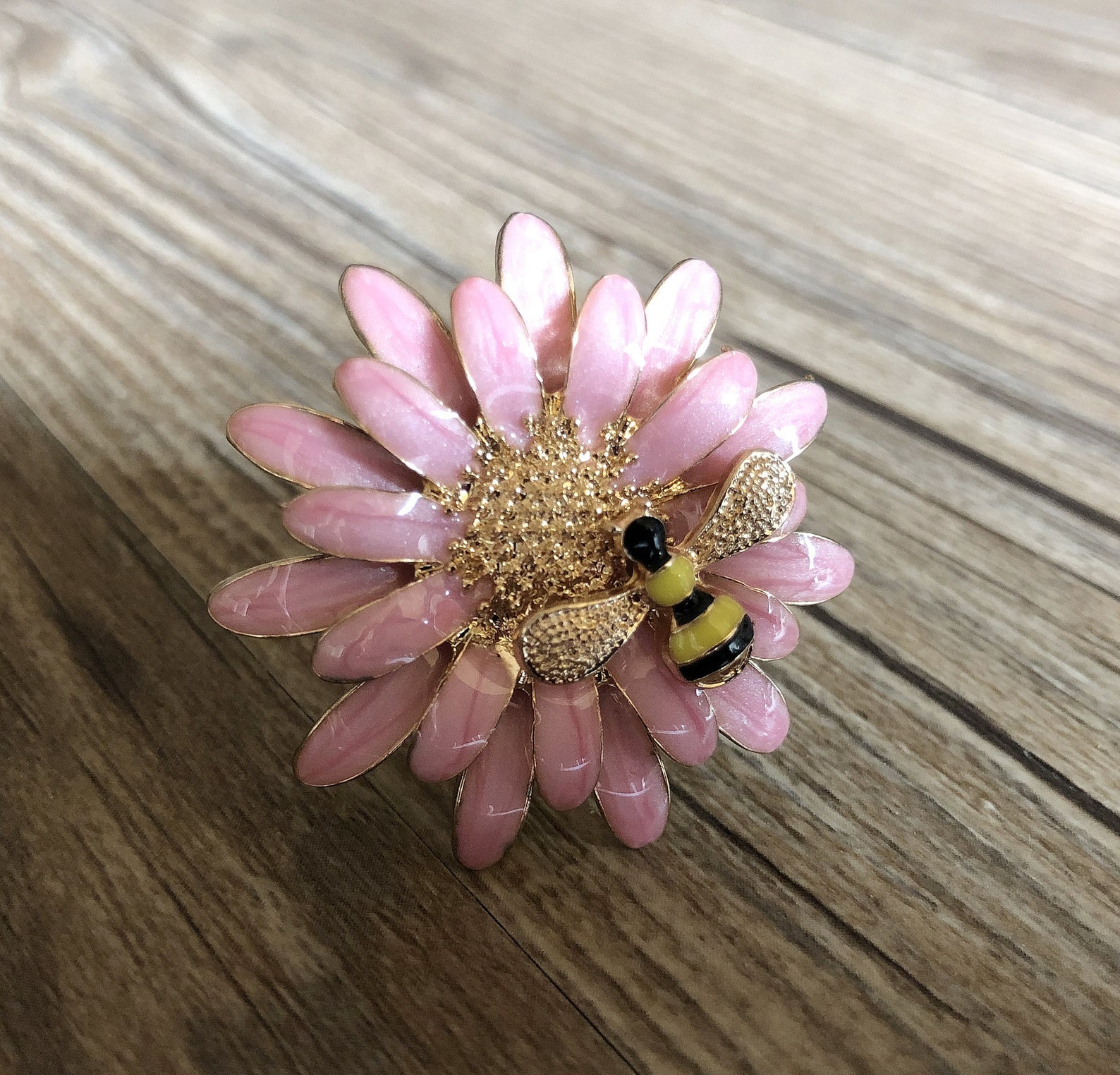 Enamel Bees Gather Honey Drawer Knobs / Bees Gather Honey Cabinet ...