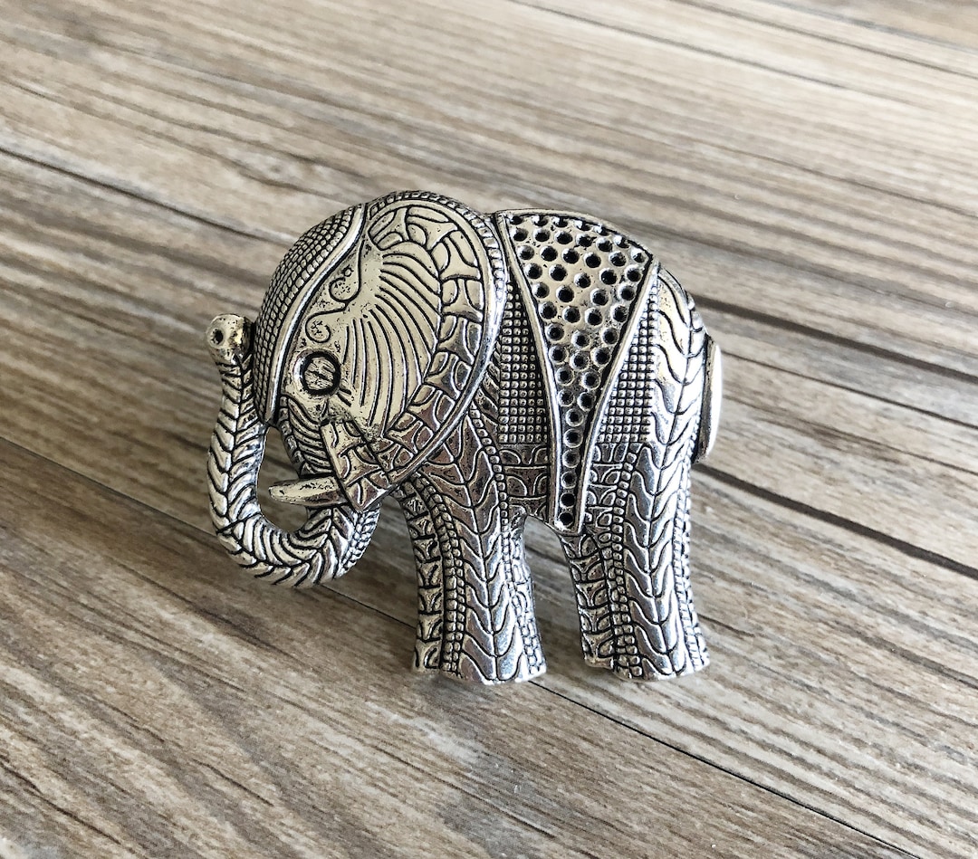 Elephant Drawer Knobs / Elephant Cabinet / Gothic Home Decor / Animal ...