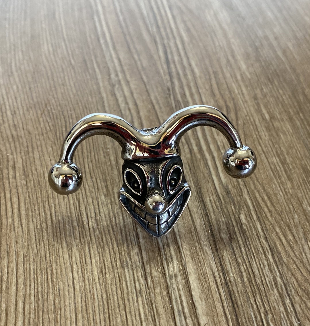 Silver Funny Clown Drawer Knobs / Cabinet Dresser Knobs/ Funny Clown ...