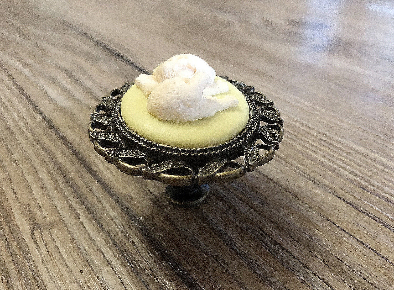 Bronze Retro Resin Yellow Cat Drawer Knobs / Resin Cat Cabinet | Etsy