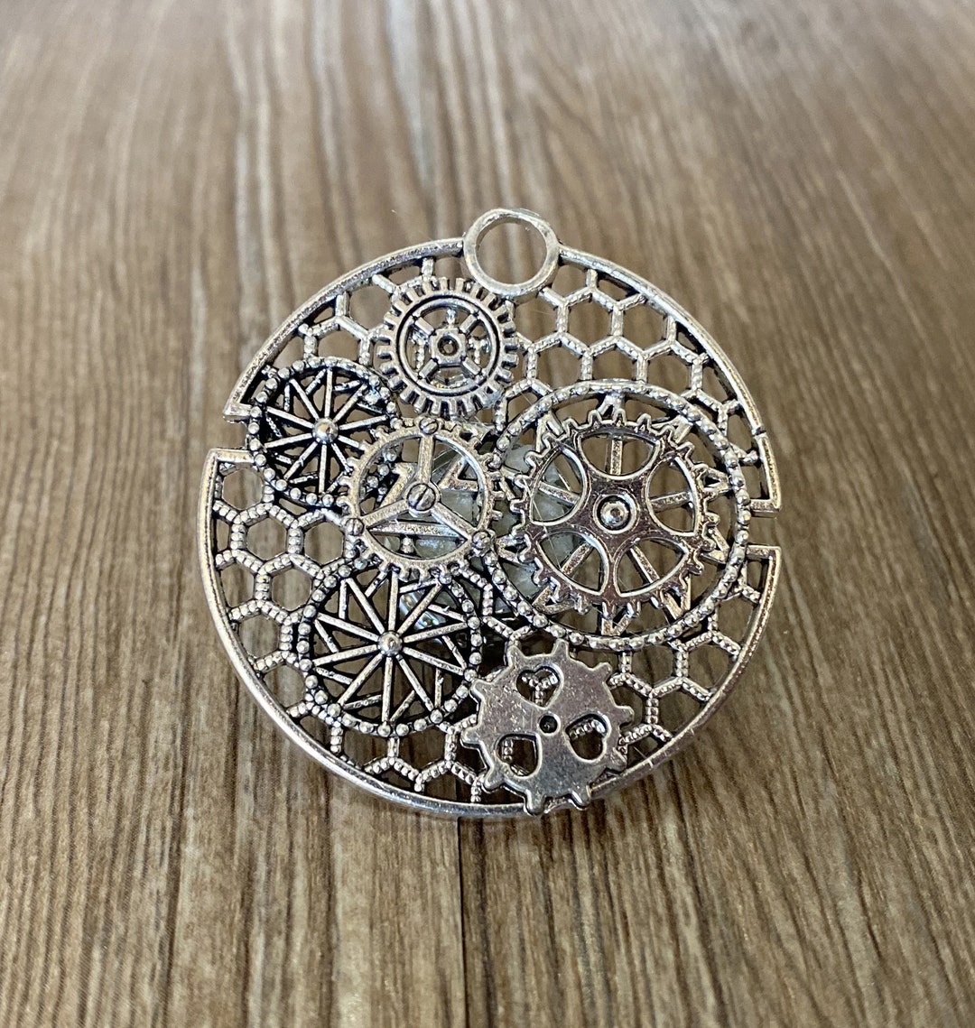 Gothic Gear Knobs Brass Knobs / Cabinet Dresser Knobs / Cabinet Knobs / Leaf Furniture Knobs in ...