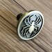 Bronze Spider Drawer Knobs / Lizard Cabinet / Gothic Home - Etsy