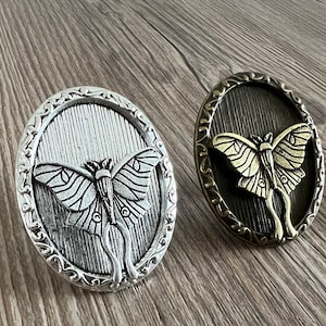 Moth Drawer Knobs /butterfly Cabinet / Gothic Home Decor / Animal ...