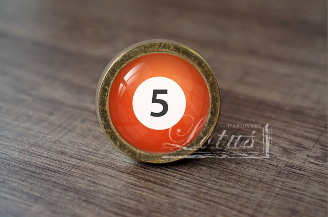 Billiard Balls —handmade Vintage Antique Drawer Knobs Pulls Handles ...