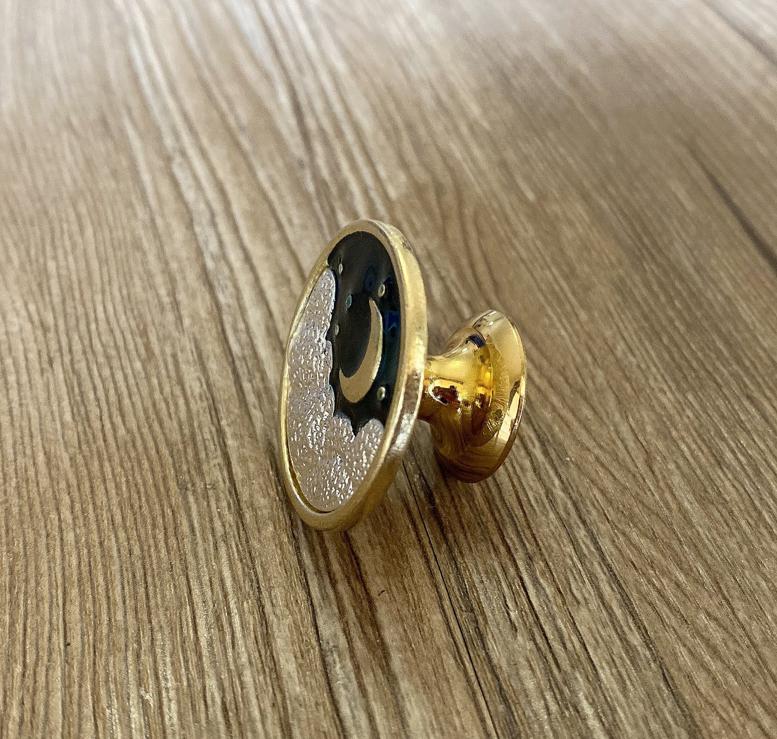 Enamel Sun and Moon Drawer Knobs / Starry Sky Cabinet / Gothic Home ...