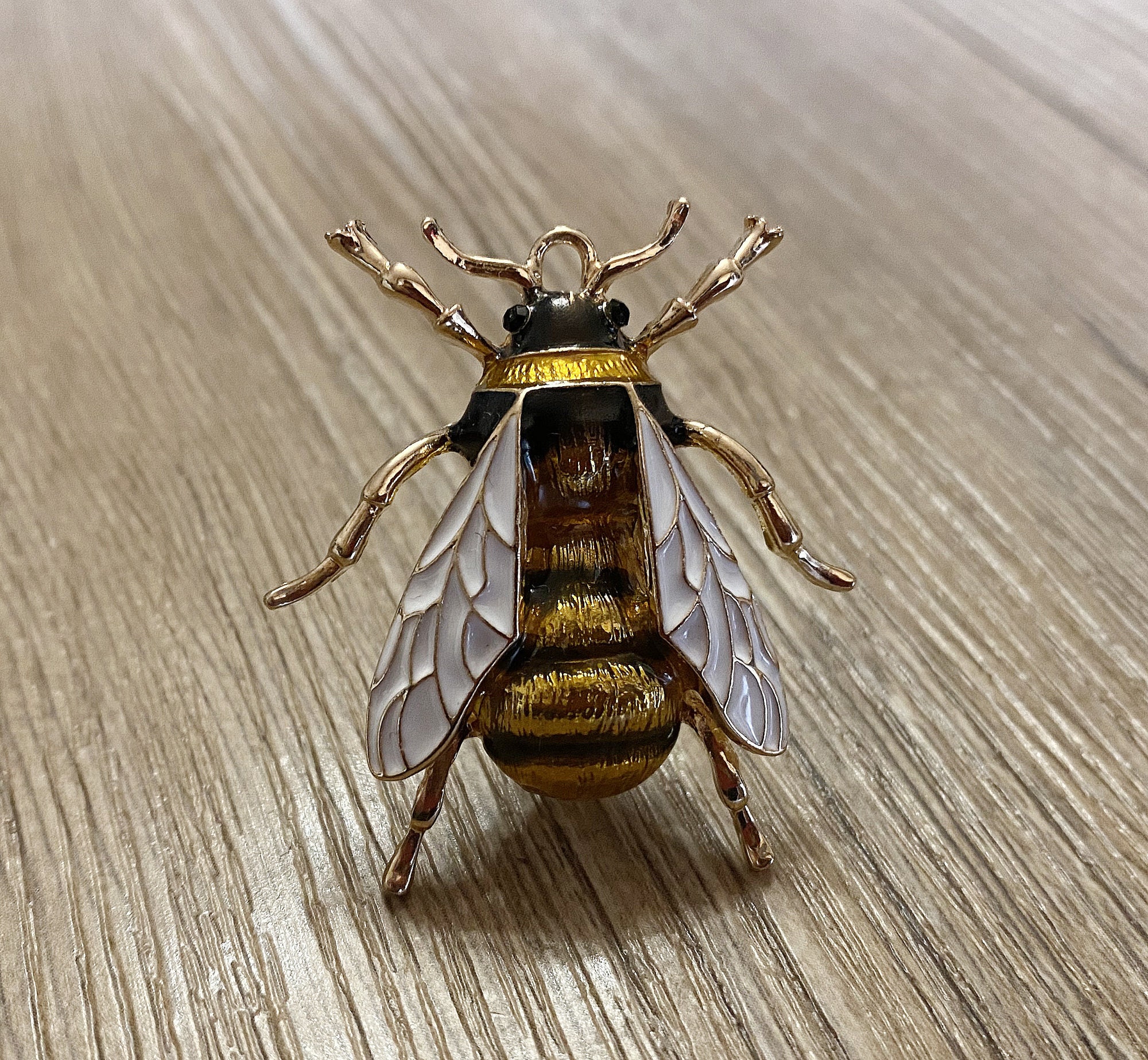 Enamel Bees Gather Honey Drawer Knobs / Bees Gather Honey - Etsy