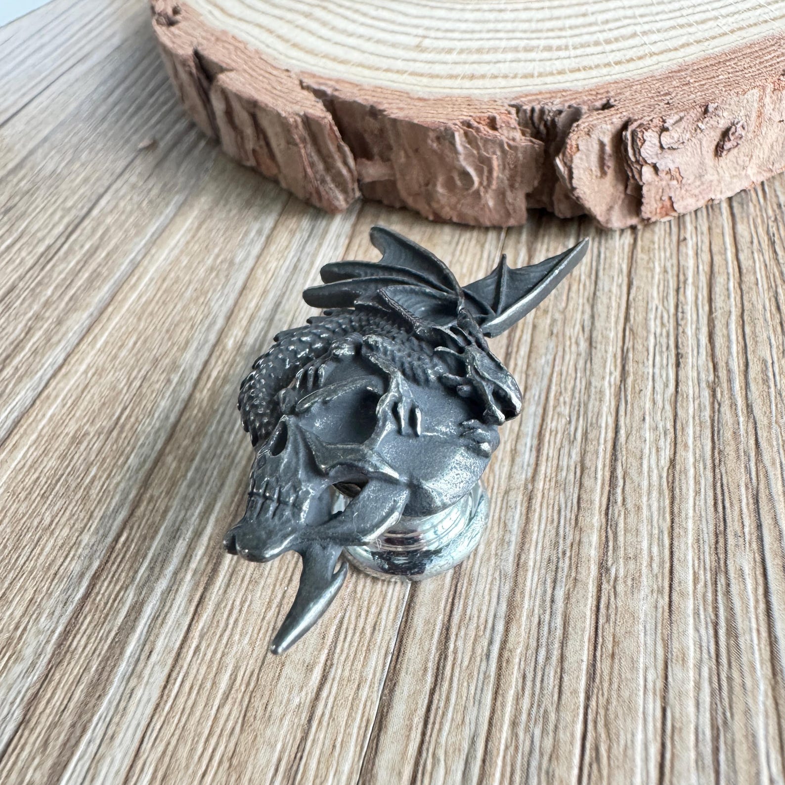 Flying Dagon/skull Drawer Knobs /punk/hip-hop/stainless Steel Knob ...