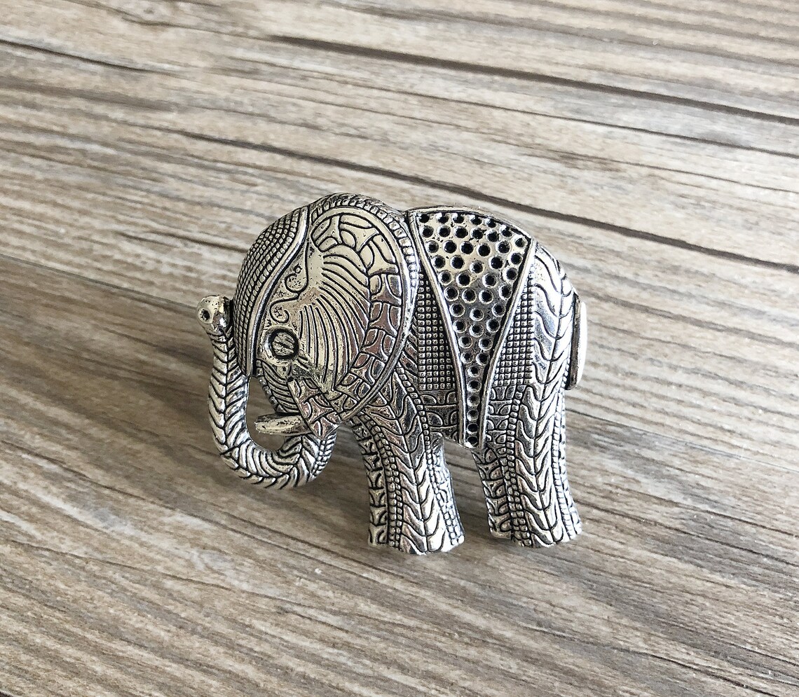 Elephant Drawer Knobs / Elephant Cabinet / Gothic Home Decor / Animal ...