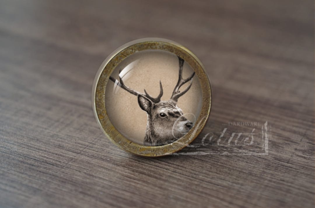 50 Pieces Deer-handmade Vintage Antique Drawer Knobs Pulls Handles ...