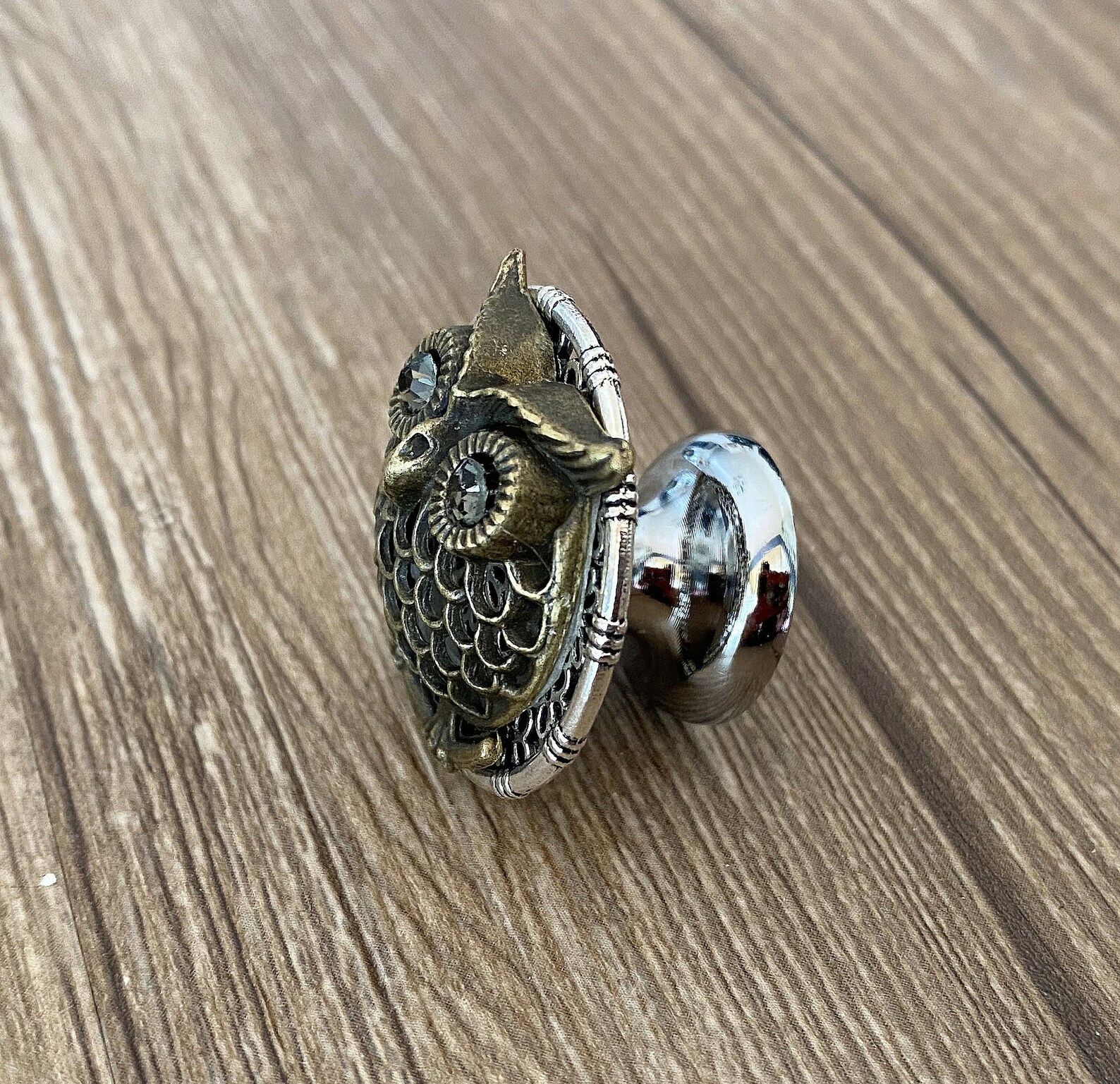 Bronze Owl Drawer Knobs /owl Cabinet / Gothic Home Decor / Animal ...