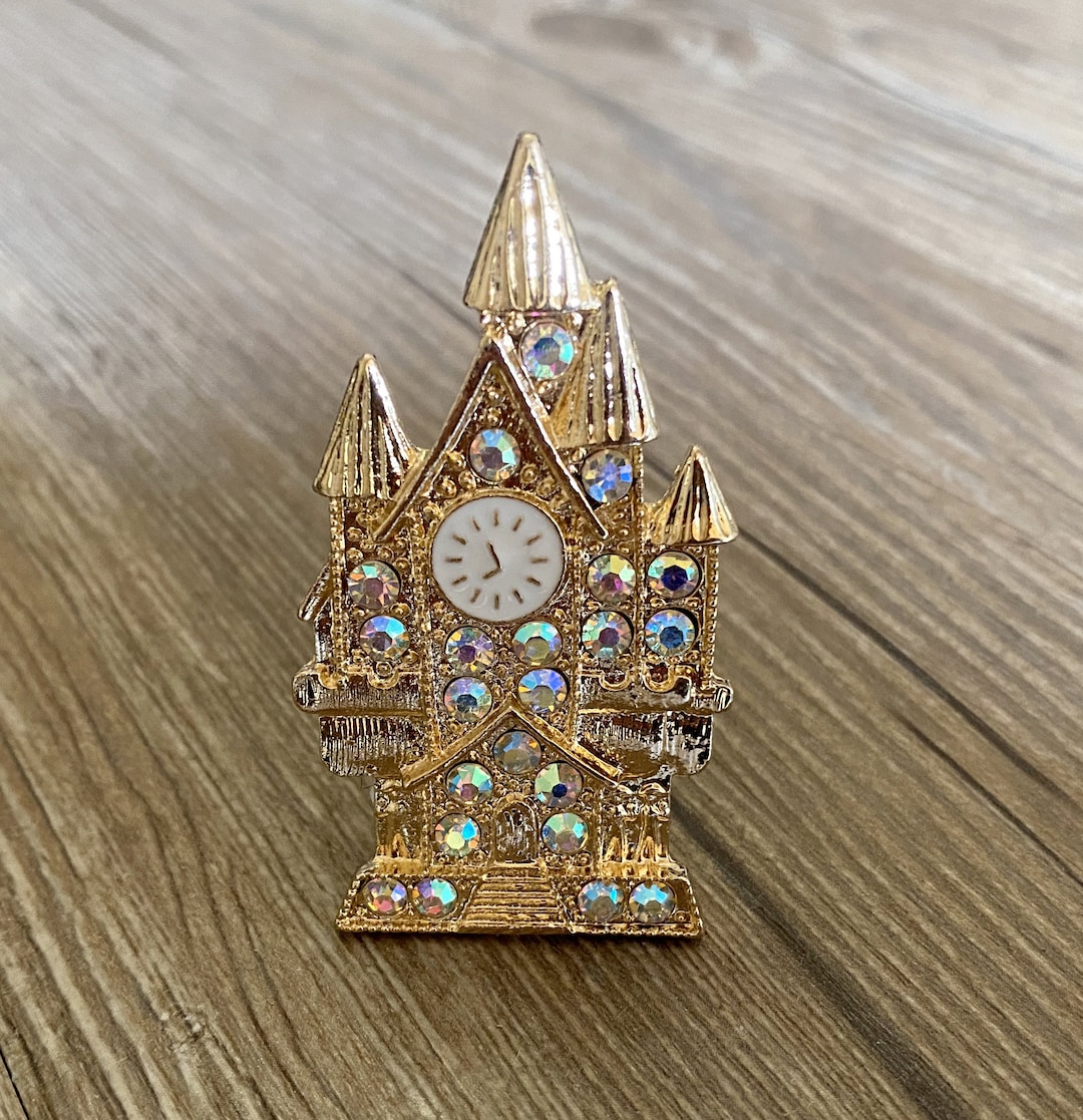 Enamel Castle of Love Drawer Knobs / Gold Castle Cabinet / Gothic Home ...