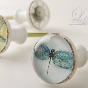 Antique Knobs Drawer Knob Dresser Knobs Ceramic Knobs / Kitchen Cabinet Knobs Pull Handle ...