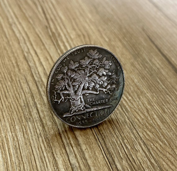 Antique Silver Coin Drawer knobs / Furniture Knobs Silver | Etsy